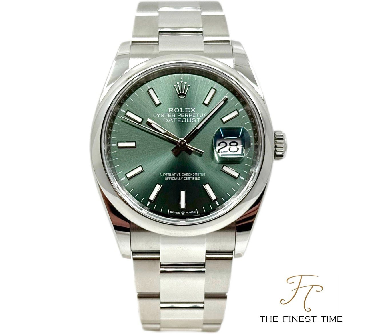 Rolex Datejust 36 126200 Green 126200 Mint Green Oyster _ July 2025 ...