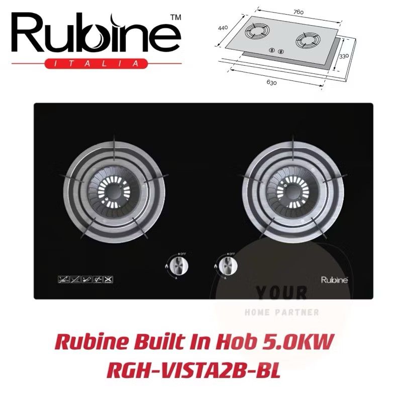 [NEW] Rubine Gas Stove Cooker Hob, Furniture & Home Living, Kitchenware ...
