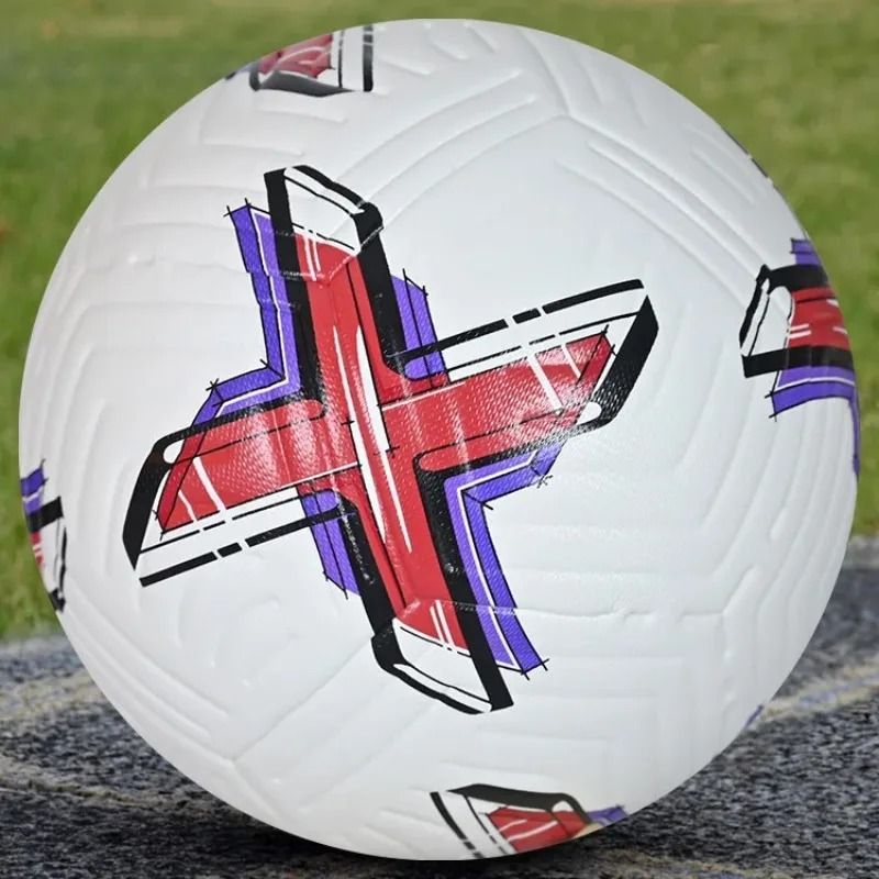 Standard Size 5 Soccer Ball PU Heat Bond Seamless Anti-leakage Football ...
