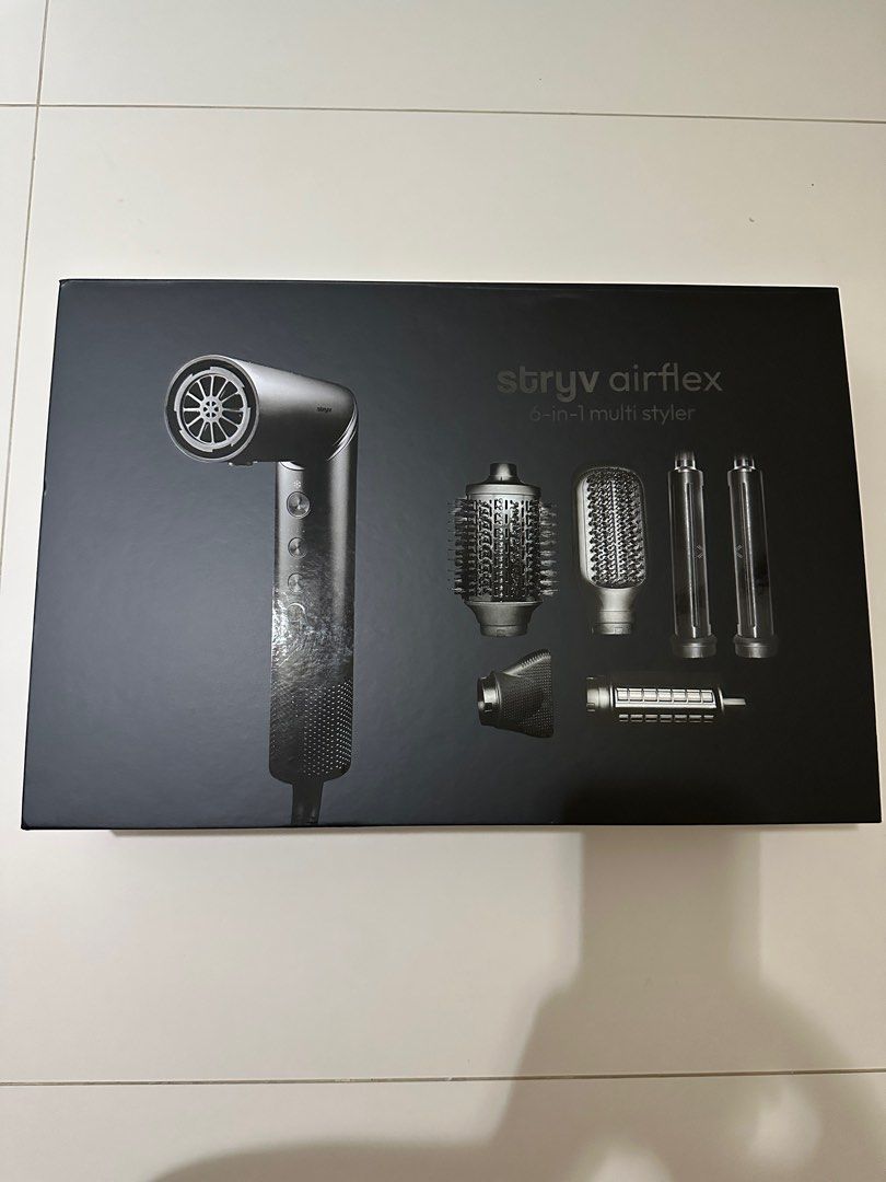 Stryv Airflex 6-In-1 Straightener and Curler, Multi-styler and Dryer ...