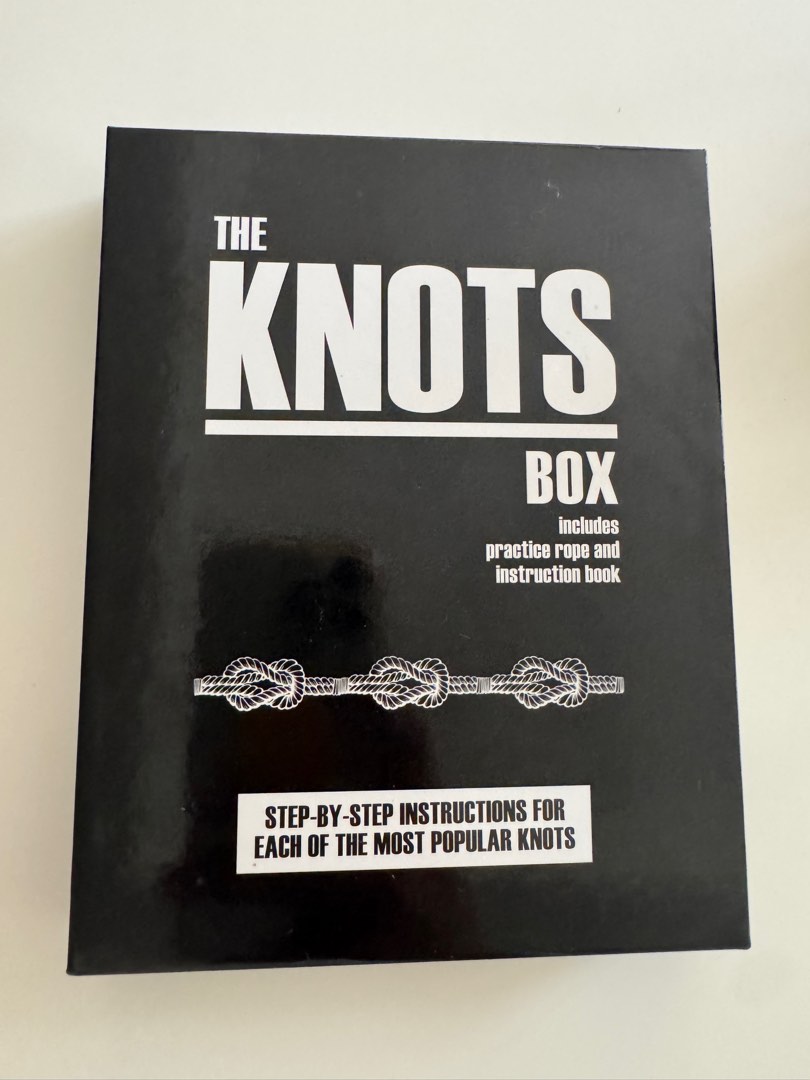 The Knots Box: Step-by-Step Knot Tying Kit, Hobbies & Toys, Toys ...
