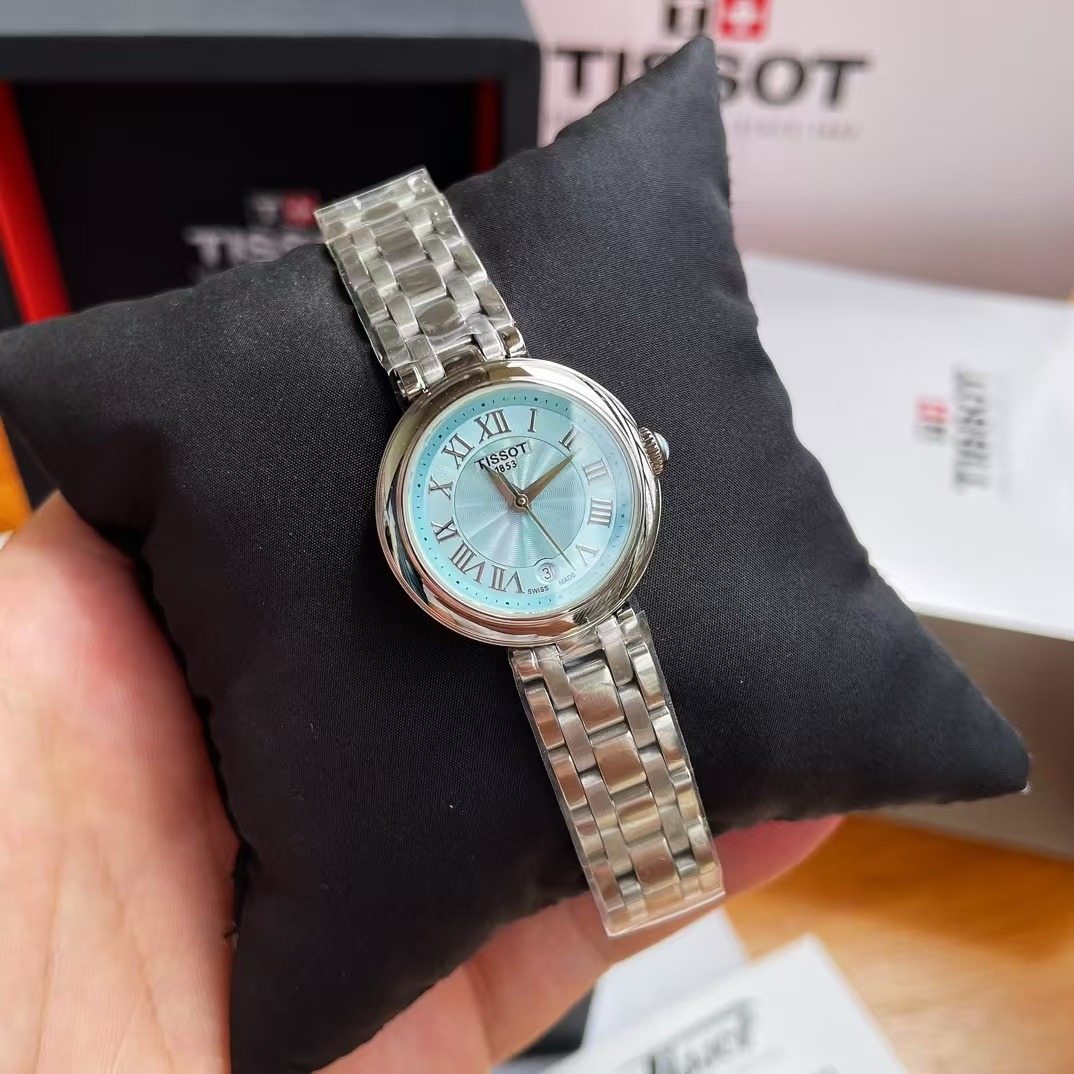 Tissot (Ice Blue Face) Jiali Series T126010 Women's Watch, Women's ...