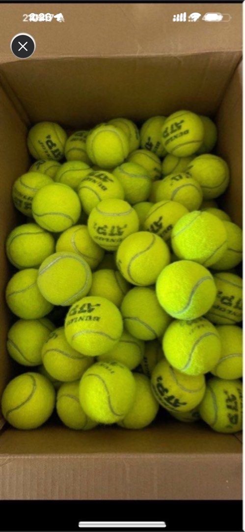 Used tennis balls - used once, Sports Equipment, Sports & Games, Racket ...