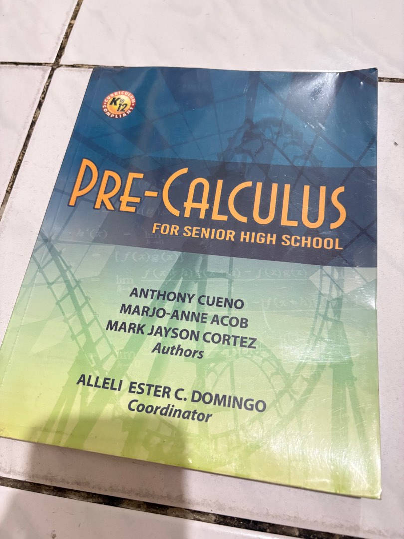 UST SHS Pre-Calculus Book, Hobbies & Toys, Books & Magazines, Textbooks on Carousell