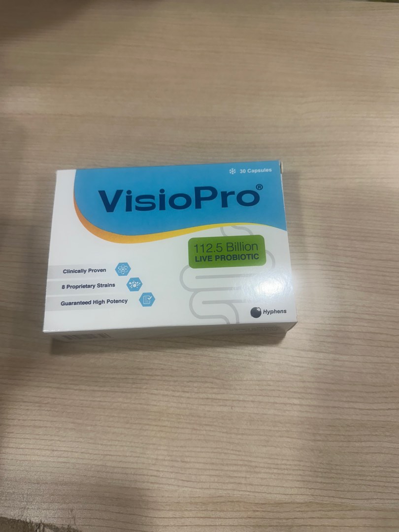 VisioPro Probiotic - 30 Capsules, Health & Nutrition, Health ...