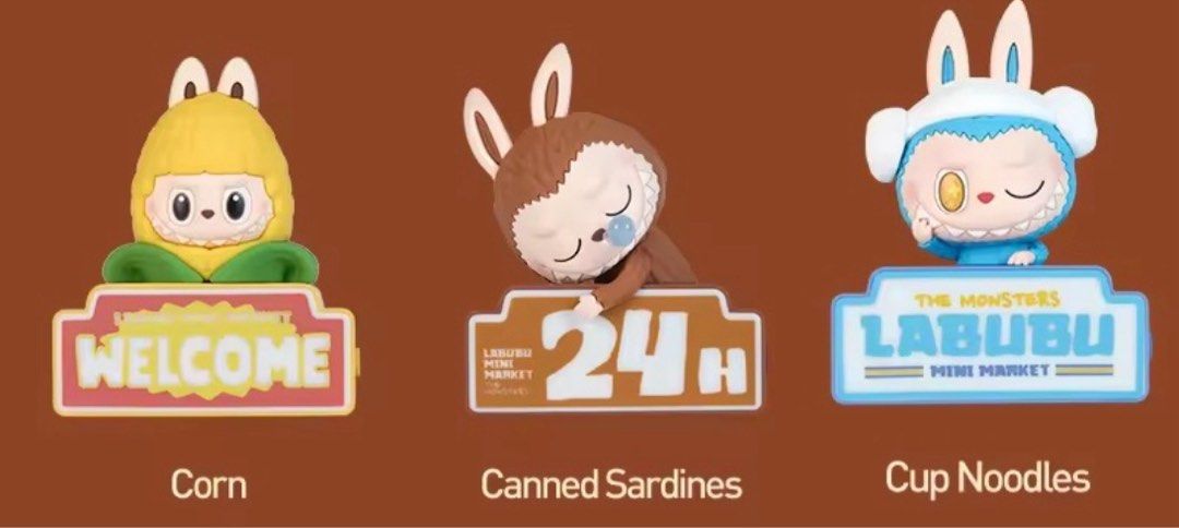 WTT/WTS Pop mart Wacky Mart Series-Fridge Magnet Blindn Box - Corn for ...