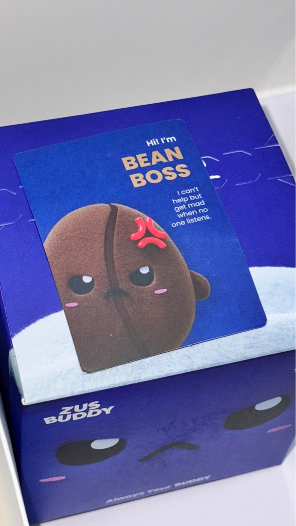 Zus Plushie - Bean Boss Anger, Hobbies & Toys, Toys & Games on Carousell