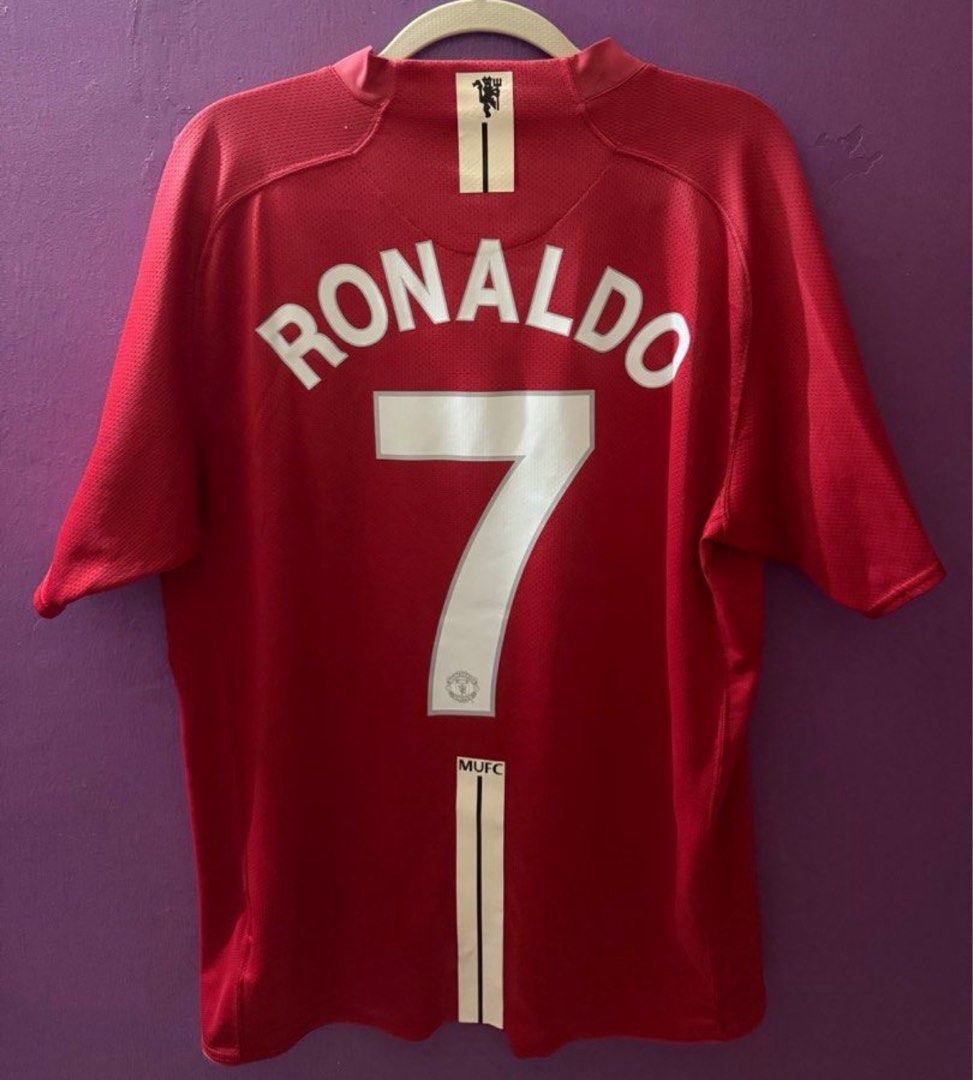 #7 CR7 Cristiano Ronaldo Manchester United Home 2008-09 soccer/football ...