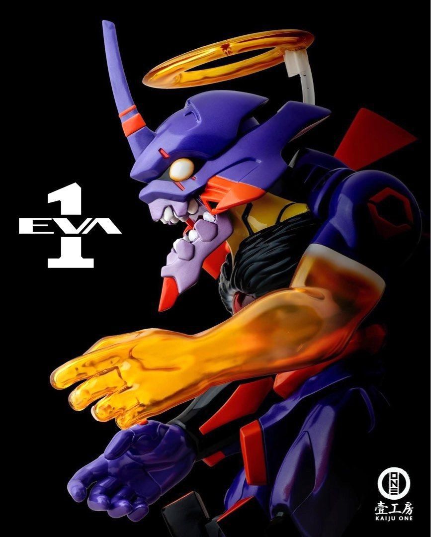 特價 ACG2025 壹工房 kaijuone 超巨大 限定 初號機 覺醒 50cm eva 01 khara KAIJU ONE 覺醒 新世紀福音戰士 EVANGELION sofubi ...