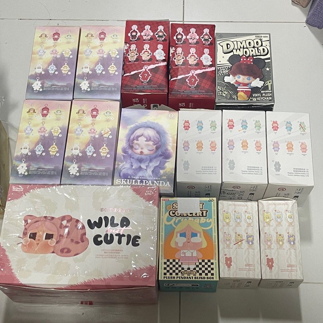 🍁 SP Skull Panda L’Impressionnisme / Winter Symphony Vinyl Face 光织园/冬日乐章系列糖胶毛绒挂件 绝对正版, Hobbies ...