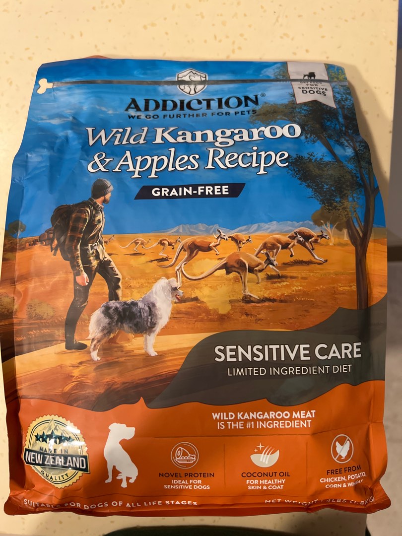 Addiction kibble Wild Kangaroo Apples 1.8kg, Pet Supplies, Pet Food on ...