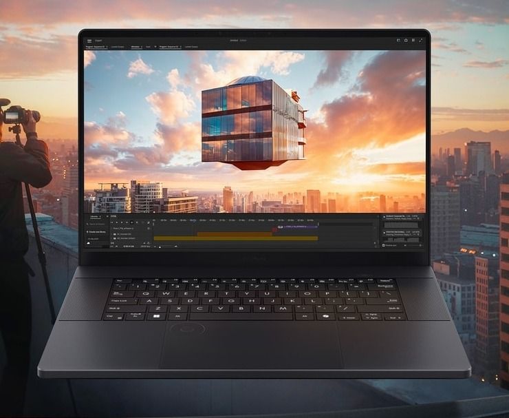 Asus ProArt 16 H7606 2025 workstation video editing media professional laptop AMD HX370 RTX5060 ...