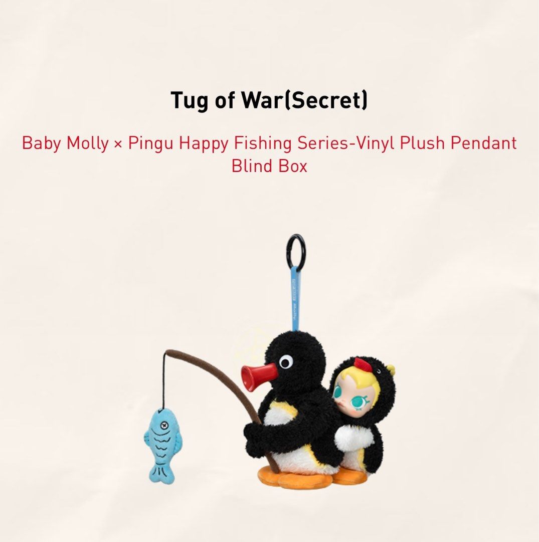 Baby Molly x Pingu PopMart - Secret (Tug of War), Hobbies & Toys, Toys ...