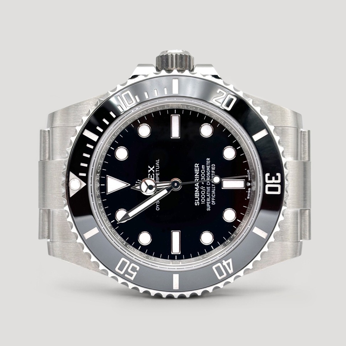 Brand New July 2025 Rolex Submariner Black No Date 41mm 124060, Luxury ...