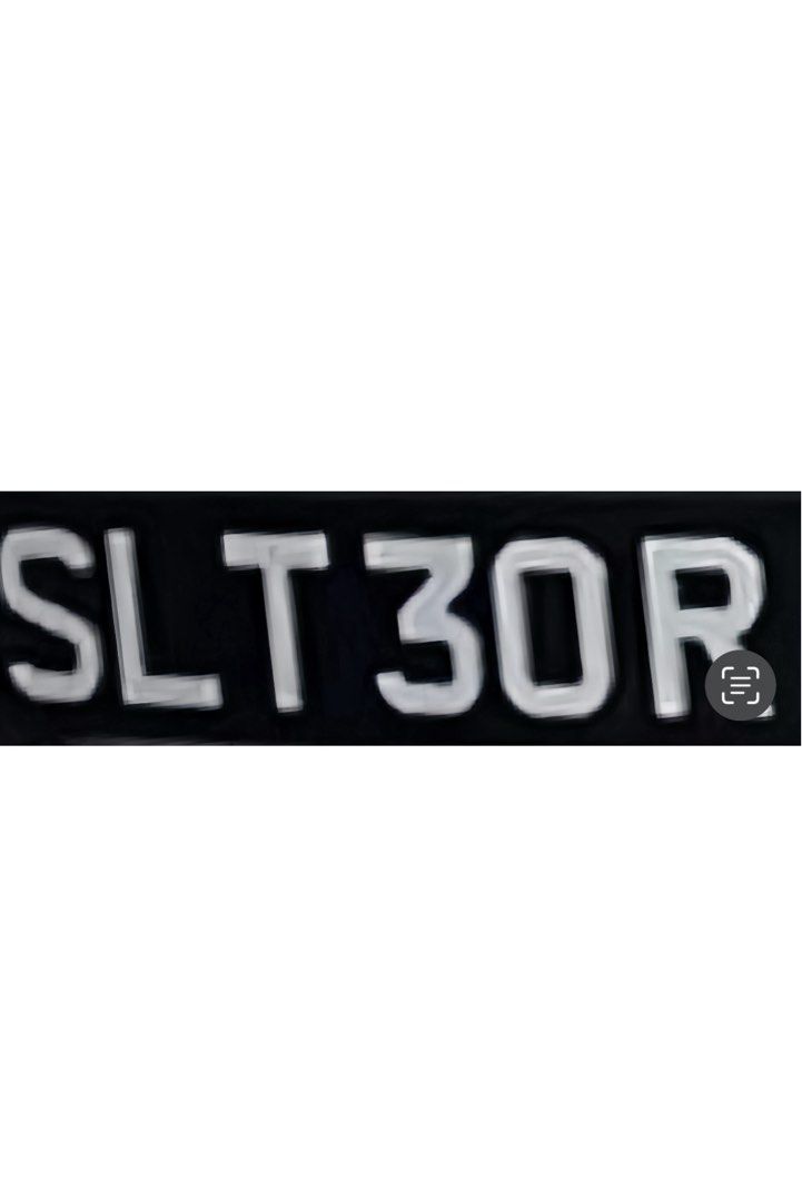Car Registration Number 30 - SLT30R, Car Accessories, Car Plates on ...