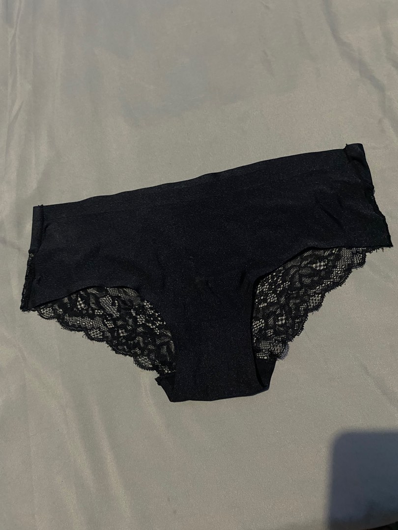 Cd wanita celana dalam underwear hitam renda, Fesyen Wanita, Pakaian Wanita, Lainnya di Carousell