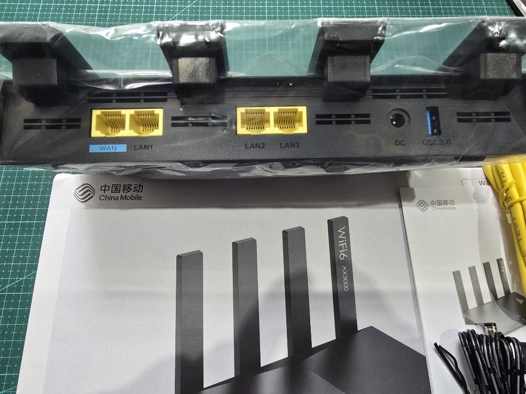 CMCC RAX3000M WiFi 6 Router ( ImmortalWRT Firmware ), Computers & Tech ...