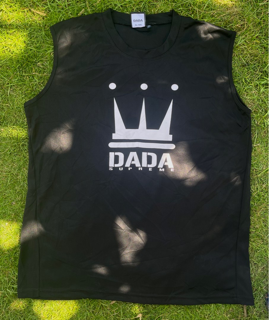 DADA SUPREME TANK, Men's Fashion, Activewear on Carousell
