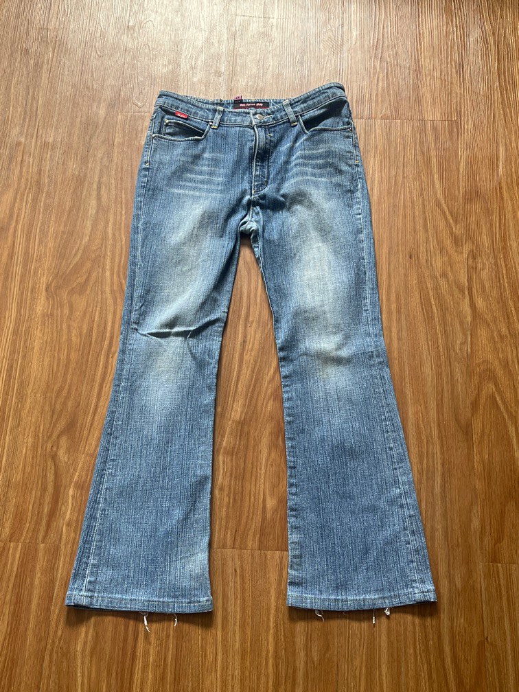 Flared Denim Jeans | Y2K, Retro, Downtown, Acubi, Horror Protagonist ...