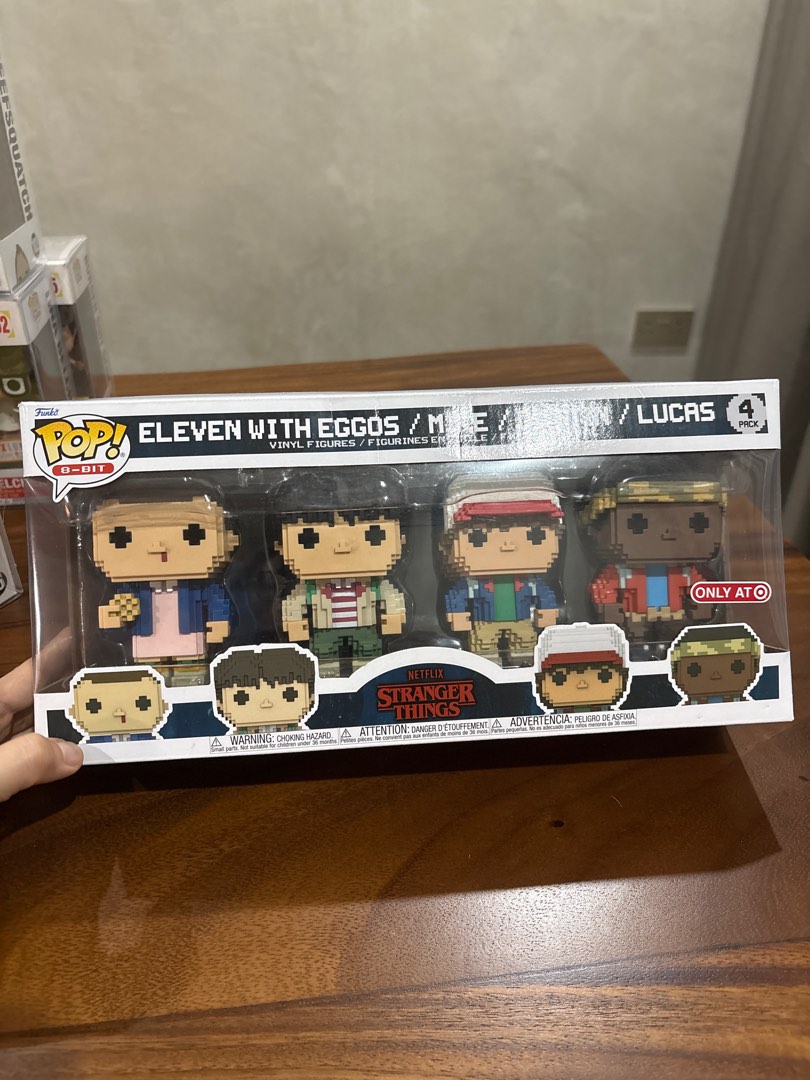 Funko Pop! Stranger Things 8-Bit 4-Pack Target Exclusive, Hobbies ...