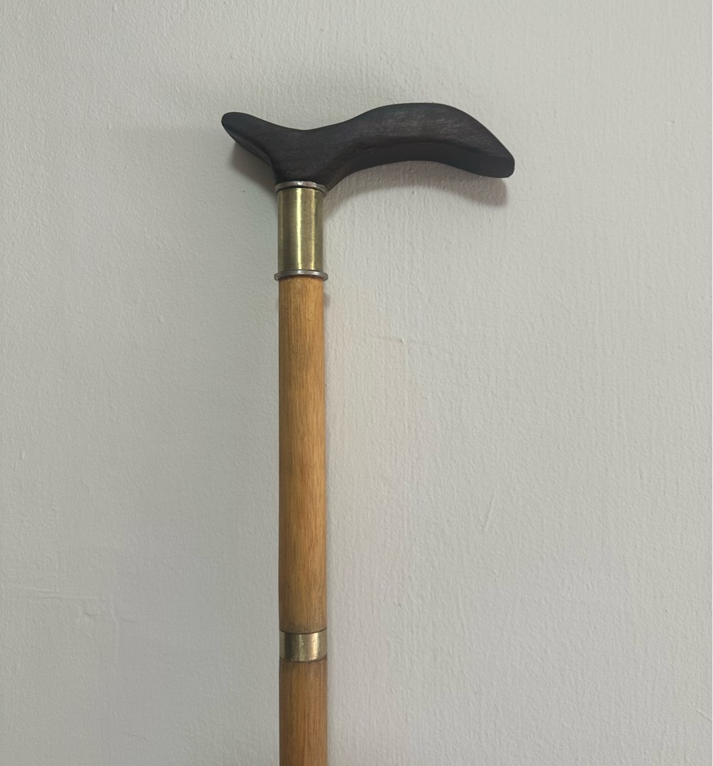 Handmade Wooden Walking Stick ( Tongkat ), Health & Nutrition ...