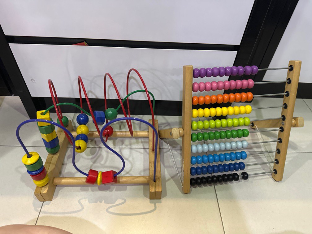 IKEA Abacus & Moving Beans Bundle (2 F $10), Babies & Kids, Infant ...