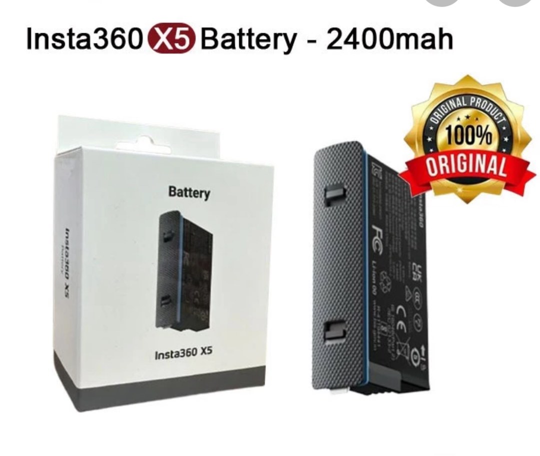 Insta360 X5 Battery - 2400mAh - Original, Photography, Photography ...