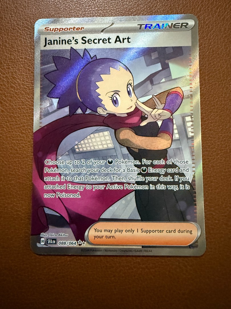 Janine’s Secret Art 88/064 Shrouded Fable Pokemon Card, Hobbies & Toys ...