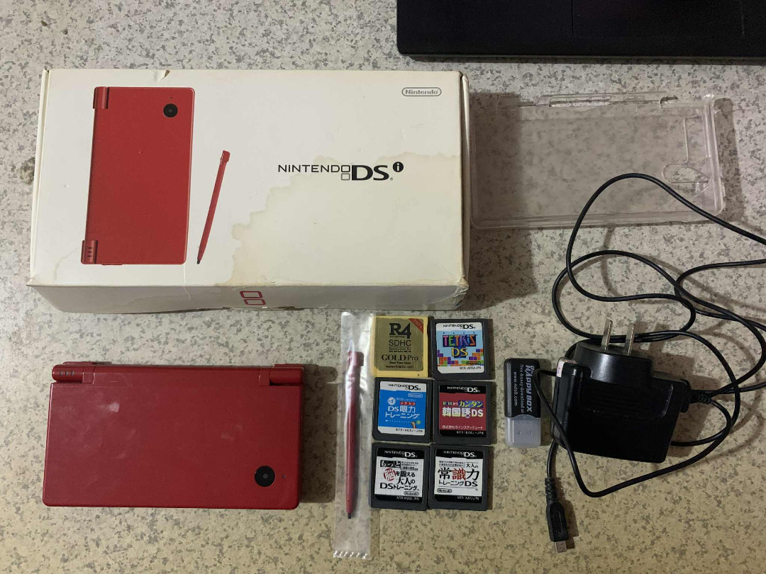 Japanese Nintendo DSi (Red) – Complete Set, Video Gaming, Video Game Consoles, Nintendo on Carousell