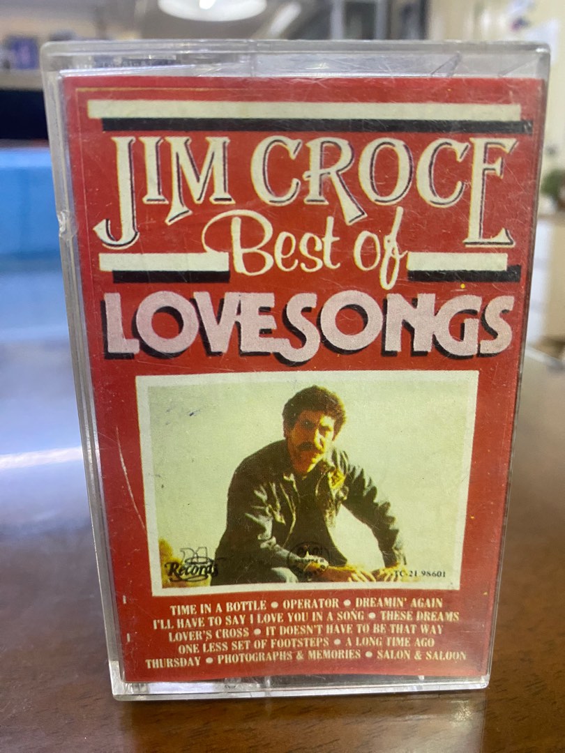 Jim Croce - Best Of Love Songs - Philippines Original Pop Rock Ballad Music Album Cassette Tape ...