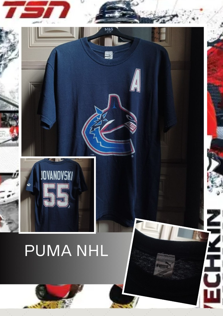 Kaos Puma NHL edition Made in Canada Original, Fesyen Pria, Pakaian ...
