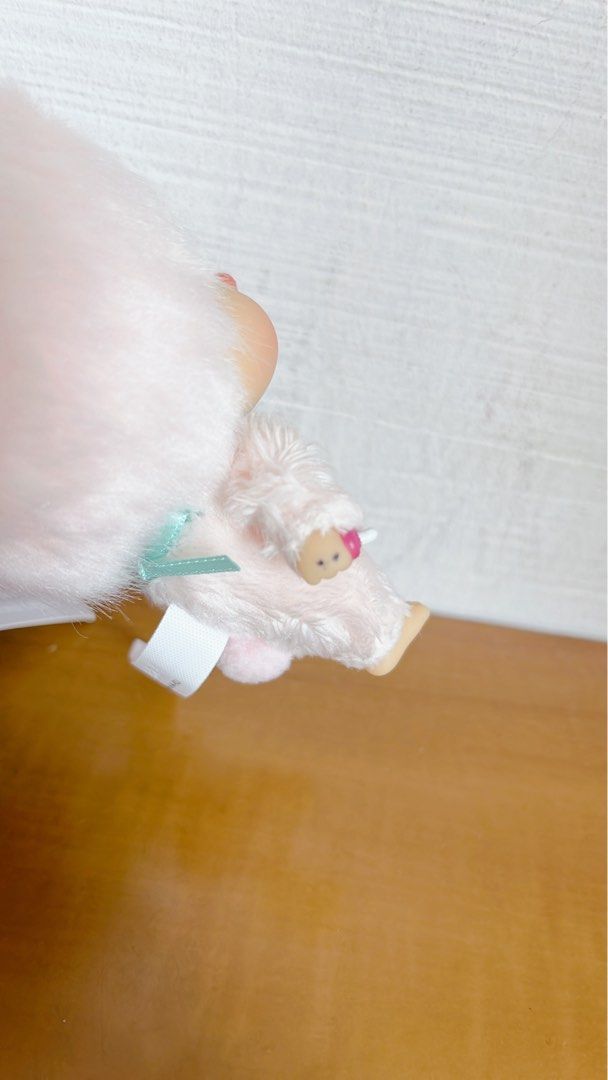 Monchhichi - Pink Chimutan Bunny Keychain, Hobbies & Toys, Toys & Games ...