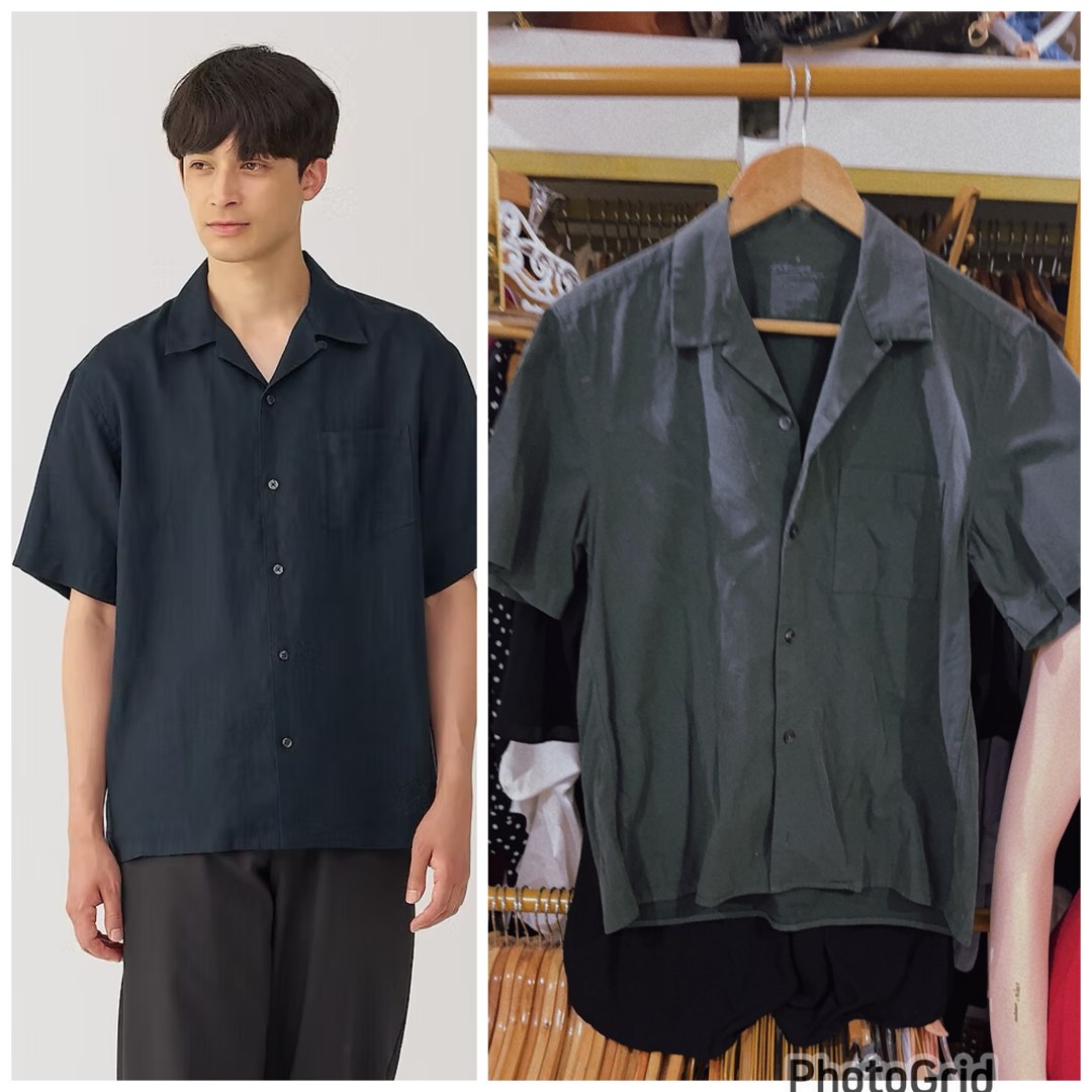 Muji x Uniqlo Polo, Men's Fashion, Tops & Sets, Tshirts & Polo Shirts ...