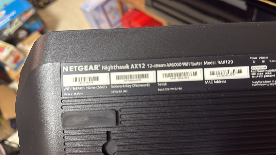 NETGEAR Rax120 AX6000 Nighthawk AX12, 電腦＆科技, 電腦周邊及配件, Wifi及上網相關產品 ...