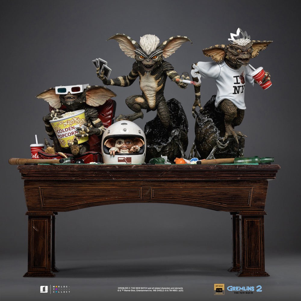 New PreOrder‼️IRON STUDIOS GREMLINS STATUE 1/10 scale DIORAMA ...