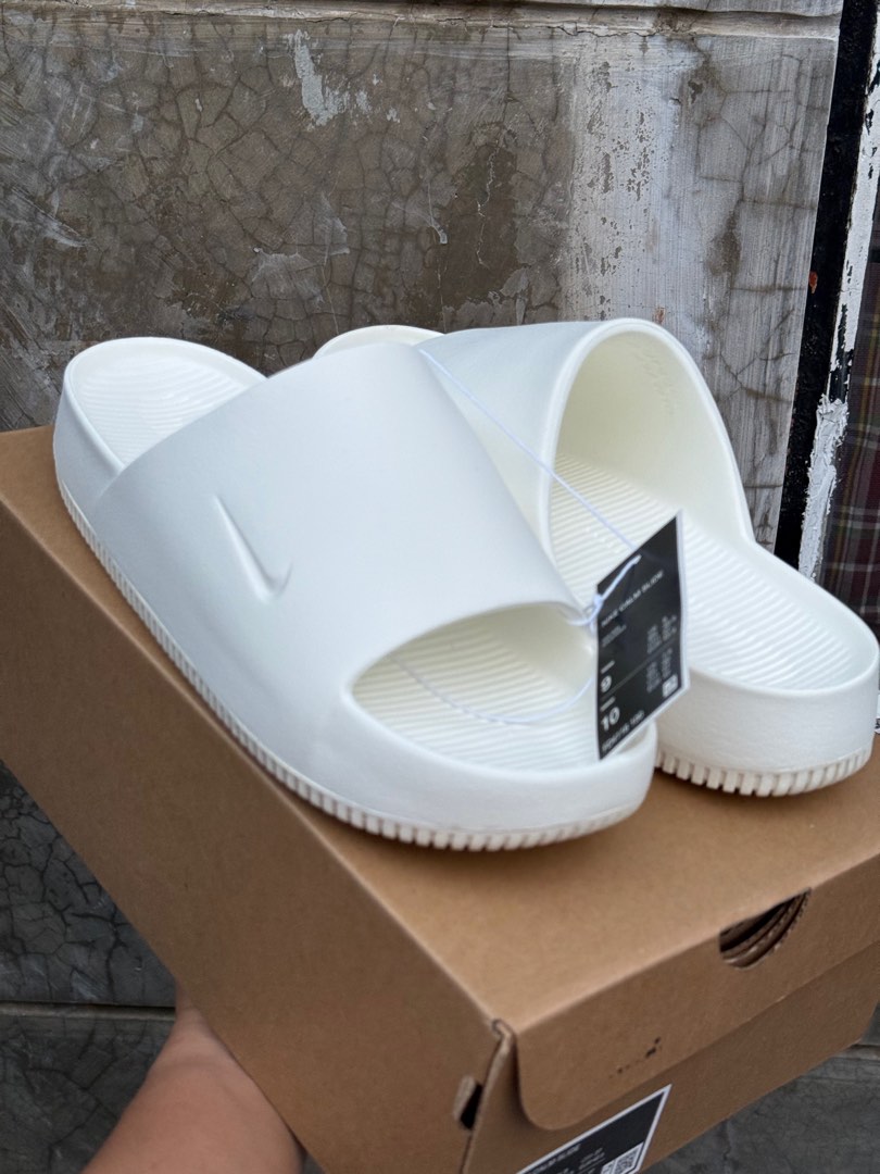 Nike Calm Slide sail, Men's Fashion, Footwear, Slippers & Slides on ...