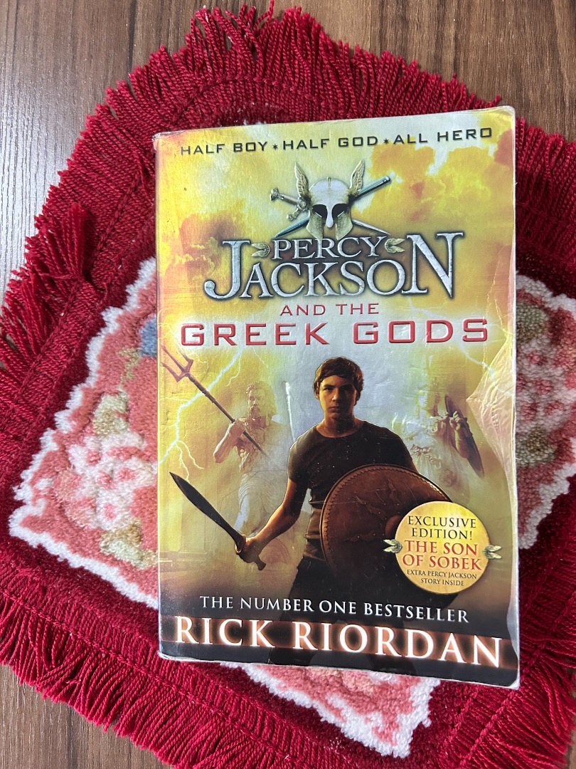 Percy Jackson's Greek Gods Book by Rick Riordan, Hobbies & Toys, Books ...