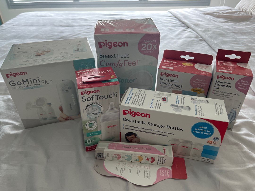 Pigeon GoMini Plus Electric Breast Pump, Babies & Kids, Nursing ...