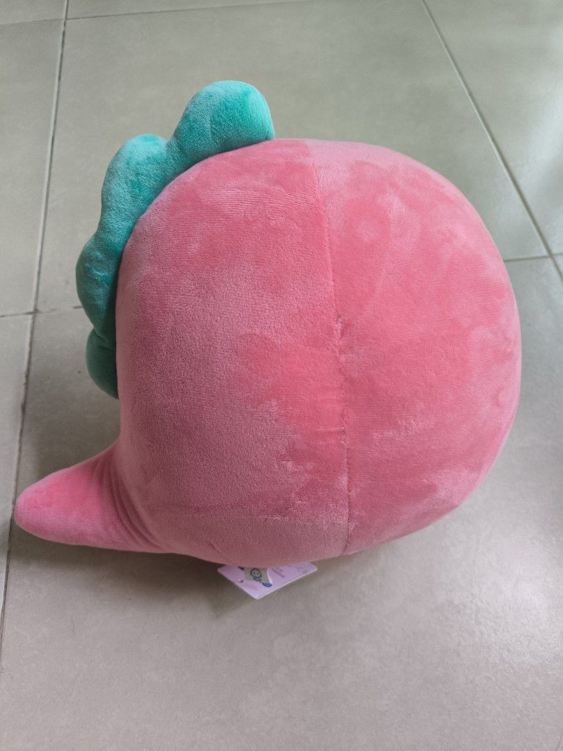 Pink Dinosaur Plushie, Hobbies & Toys, Toys & Games on Carousell