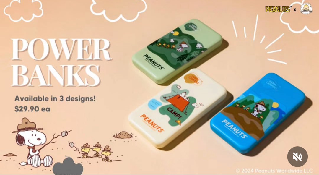 Playnation Peanuts/Snoopy Powerbank, Mobile Phones & Gadgets, Other ...