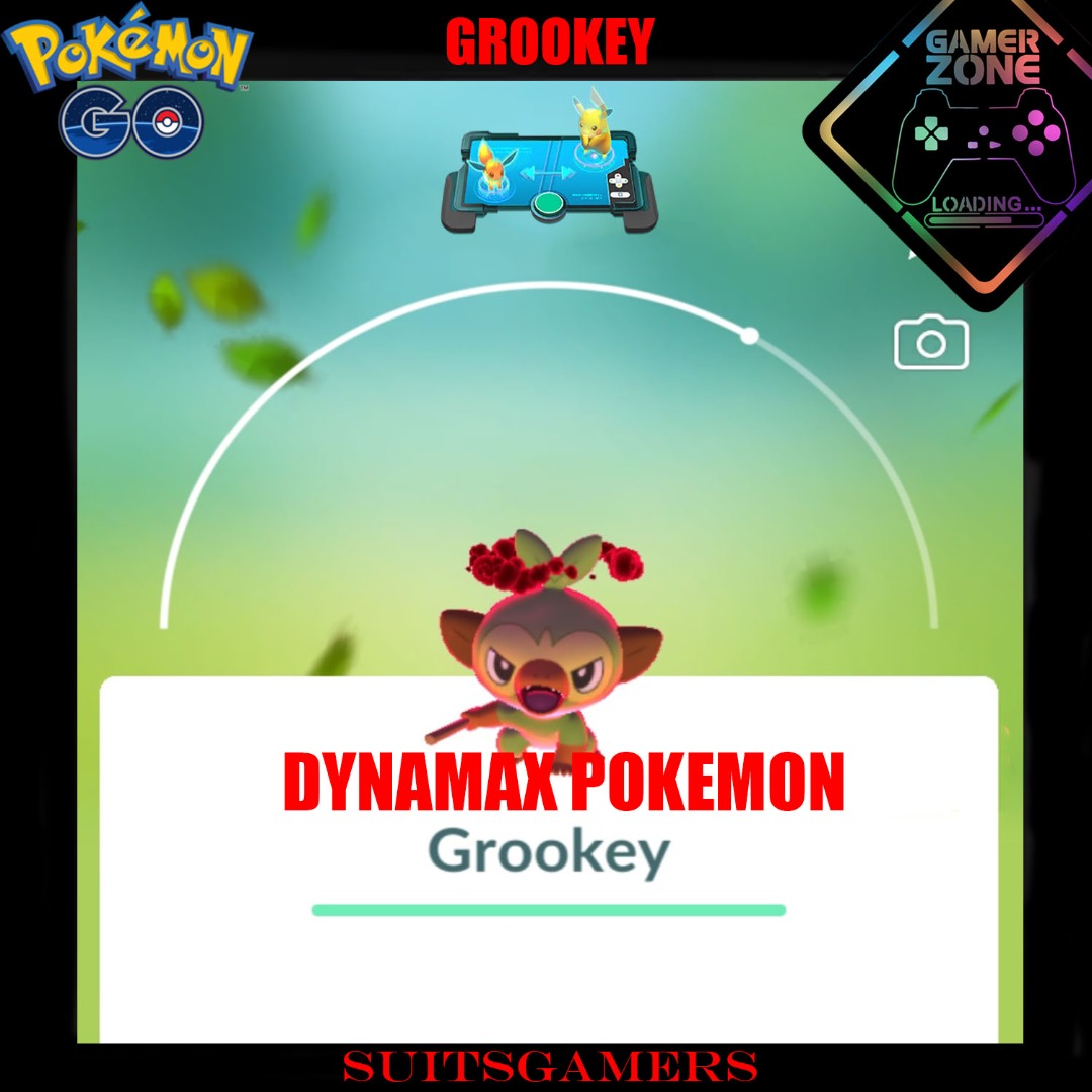Pokemon GO - Dynamax Grookey [DYNAMAX POKEMON], Video Gaming, Video ...