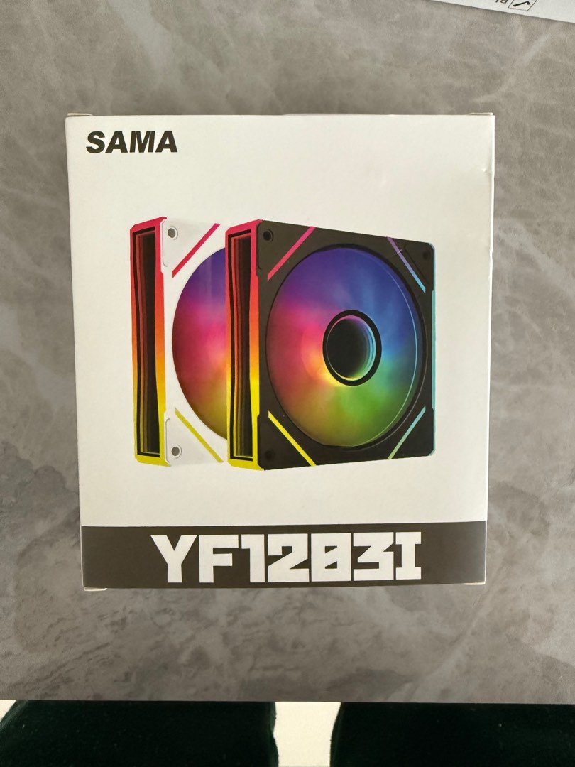 SAMA YF1203I RGB Case Fan + Thermalright AIO Fan, Computers & Tech ...