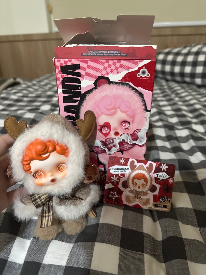 Skullpanda Winter Symphony Series Wanderer's tune Plush, Hobbies & Toys ...