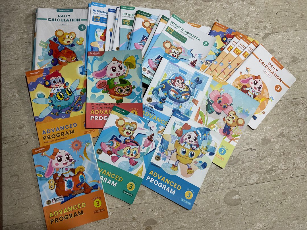 Spark Math Advanced Program & Intensive Workbook - Grade 3 / P3 ...