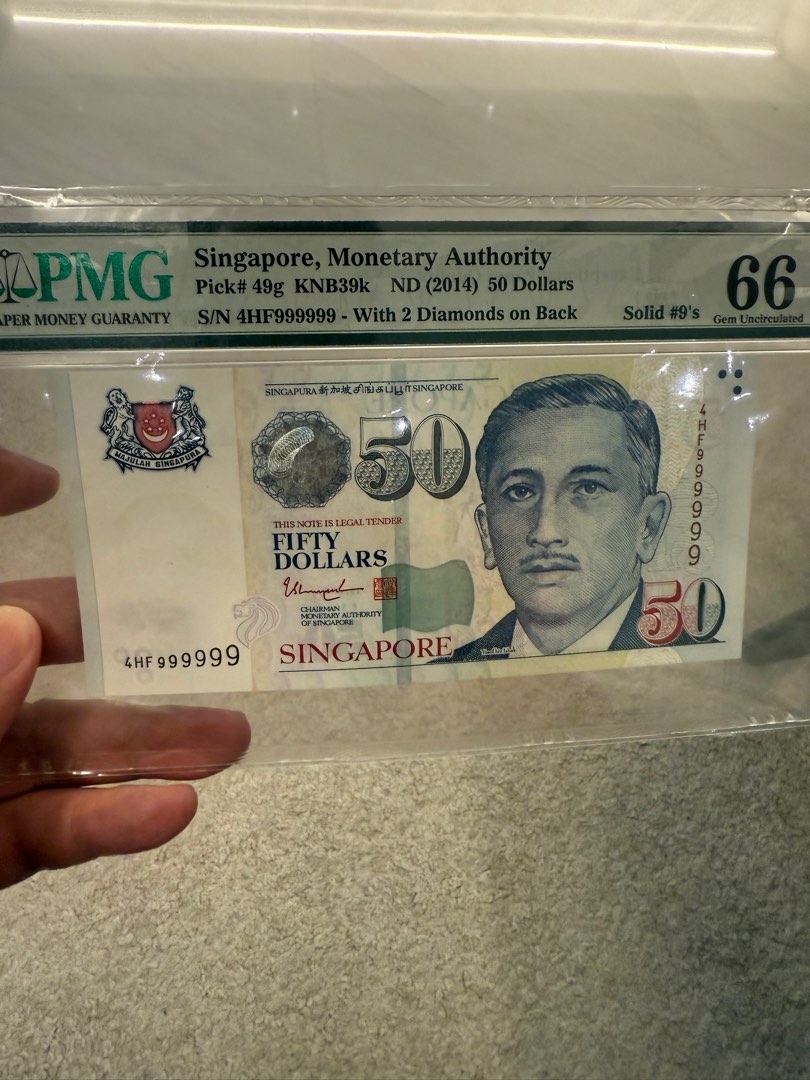 Special 99999 $50 note, Hobbies & Toys, Memorabilia & Collectibles, Currency on Carousell
