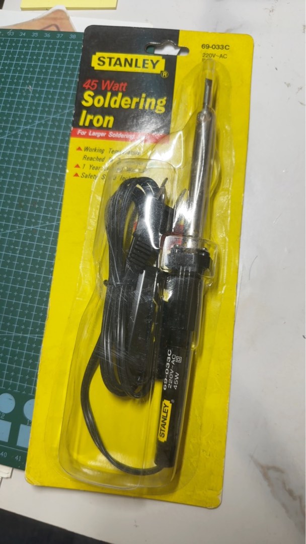 Stanley 45W Soldering Iron 69-033C, Furniture & Home Living, Home ...