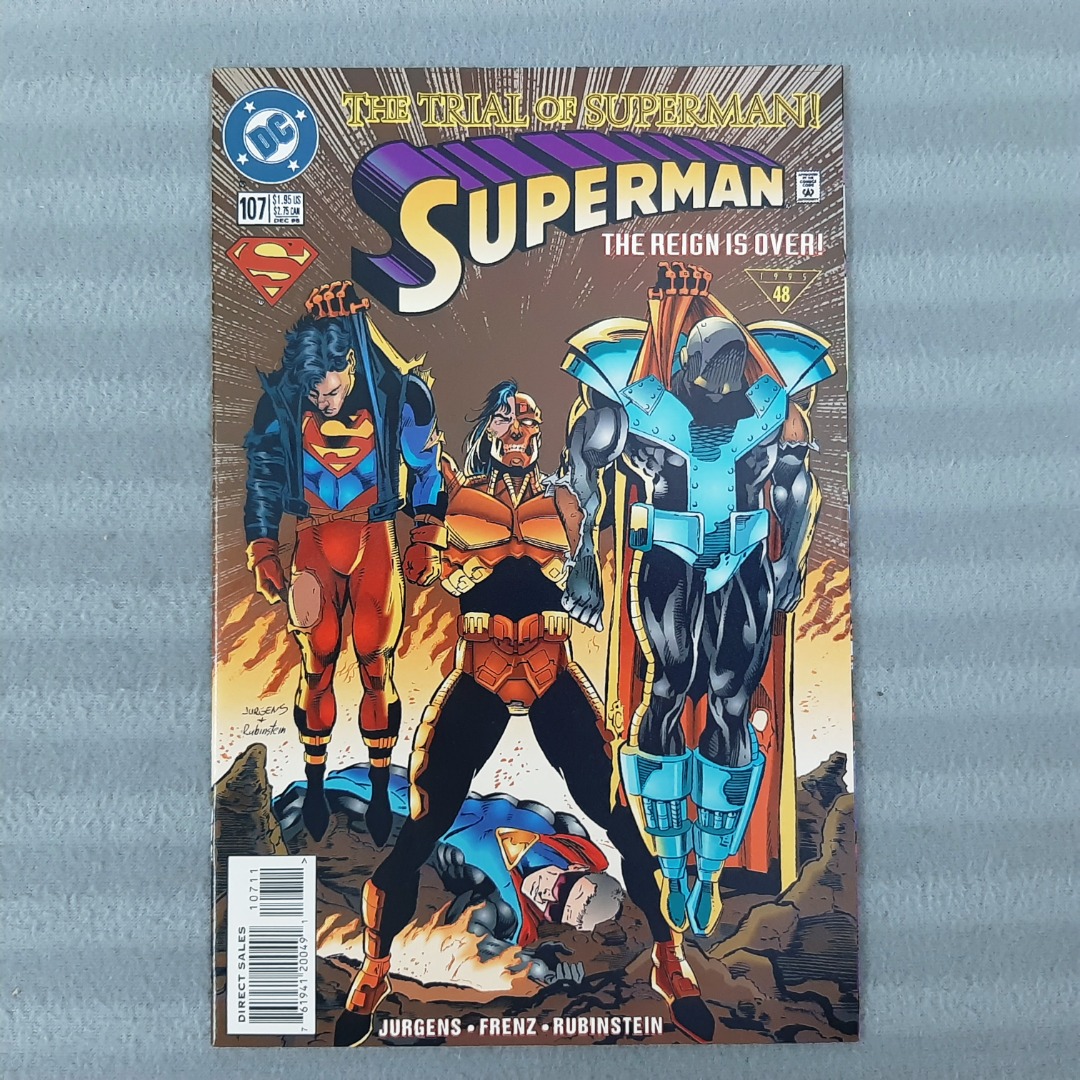 Superman #107 (2nd Series DC Comics) Dan Jurgens, Ron Frenz (Key Issue ...