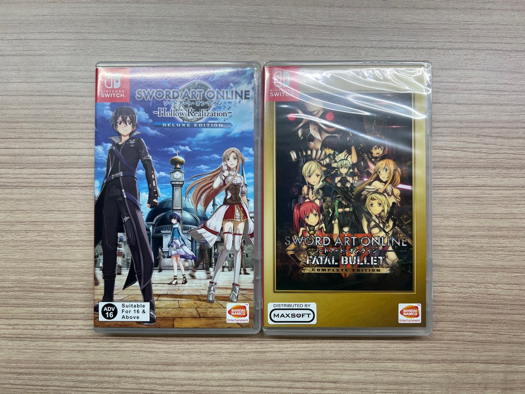Sword Art Online: Hollow Realization & Fatal Bullet - Switch, Video ...
