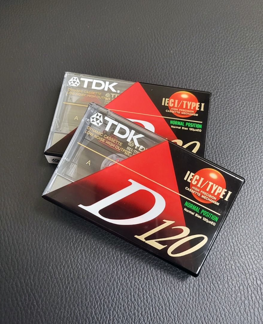 TDK Type I 120分鐘 卡式帶 錄音帶 (D120) 120 mins Cassette Tape (全新), 音響器材, 錄音機 ...