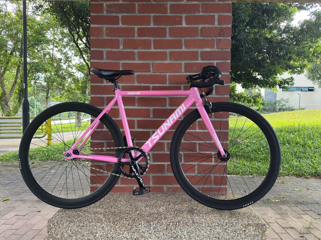 Tsunami snm100 pearl pink fb, Sports Equipment, Bicycles & Parts ...